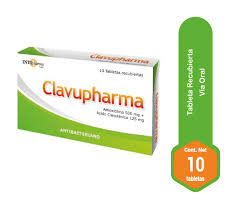 CLAVUPHARMA 500+125mg x10 tab rec - Labonort